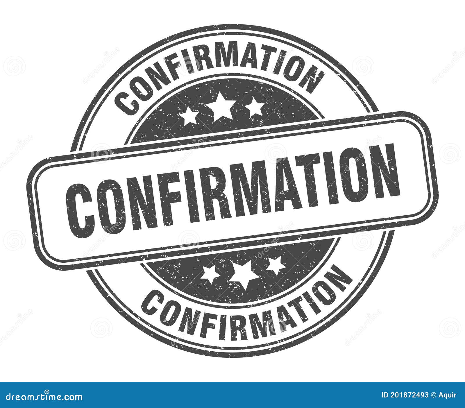 Confirmation Stamp. Confirmation Label. Round Grunge Sign Stock Vector ...