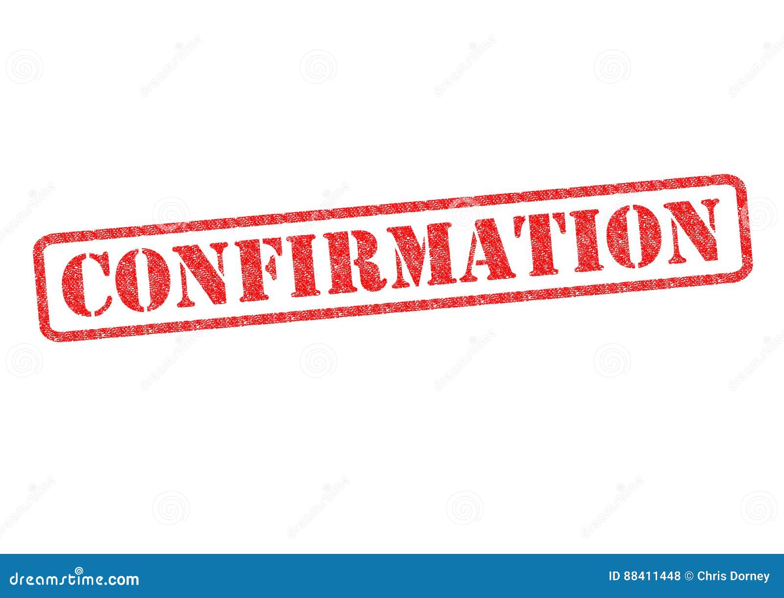 CONFIRMATION Stamp stock illustration. Illustration of documents - 88411448