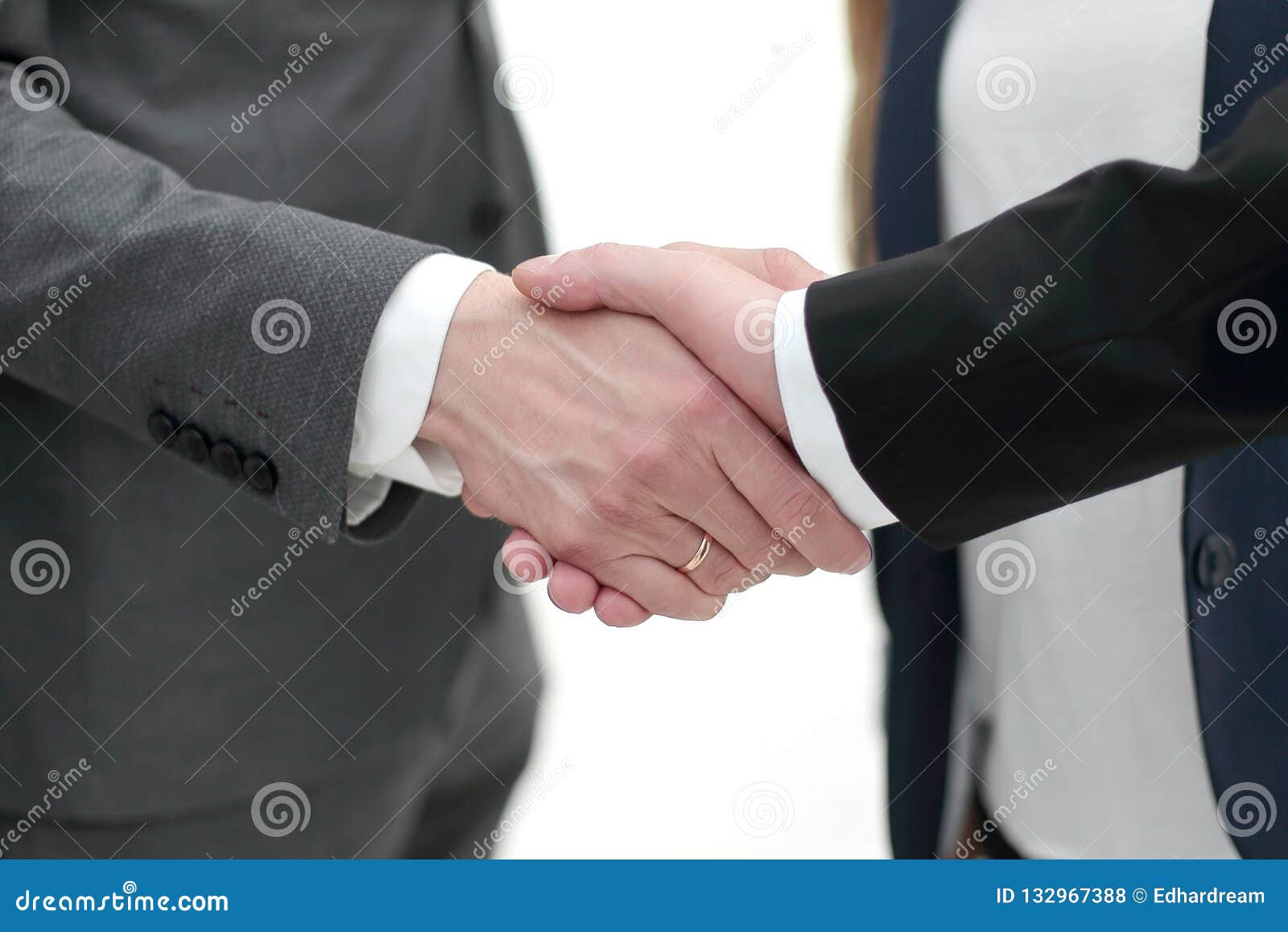 Confirmation of the Transaction Handshake Stock Photo - Image of phone ...