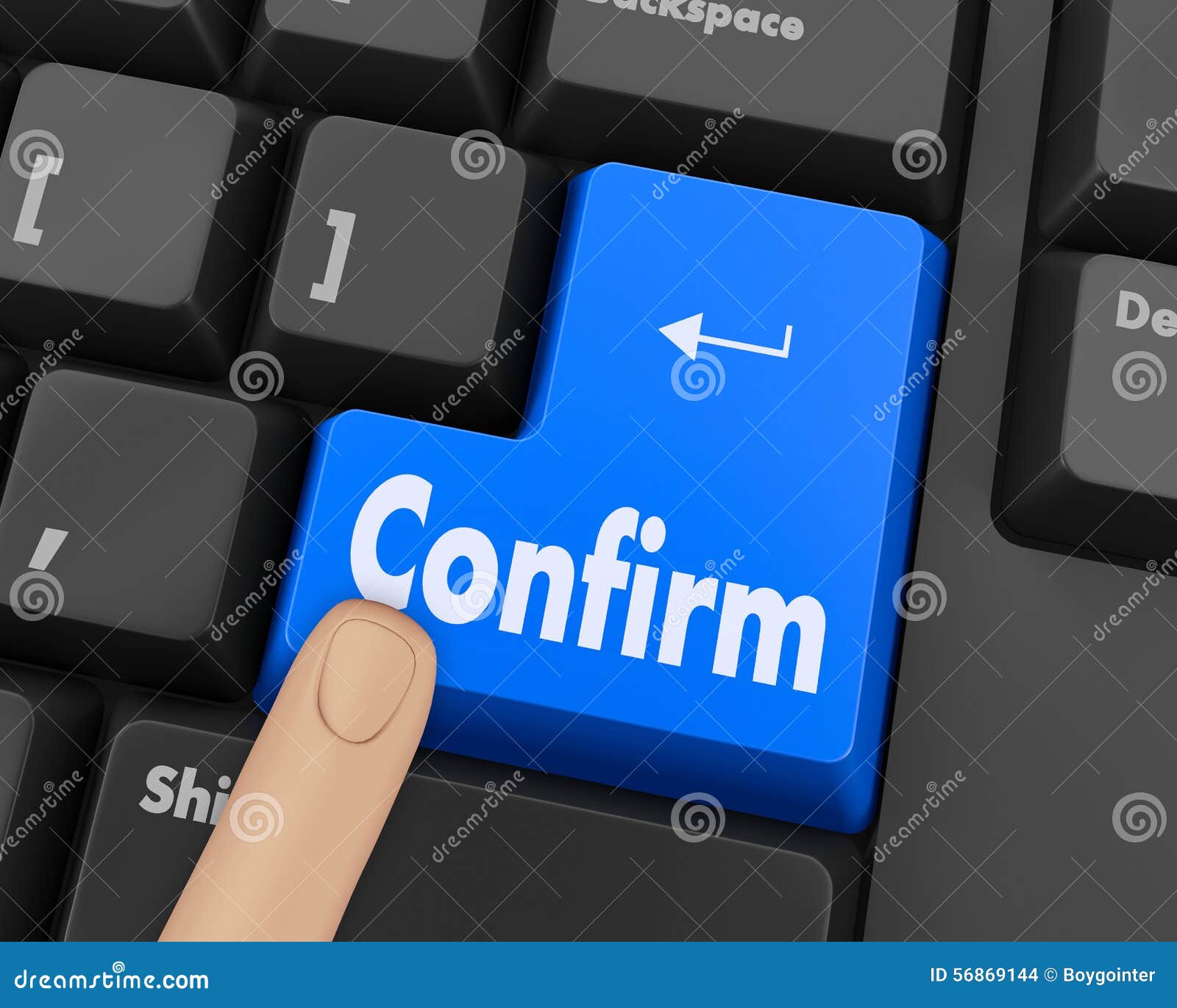 Confirme stock de ilustración. Ilustración de confianza - 56869144