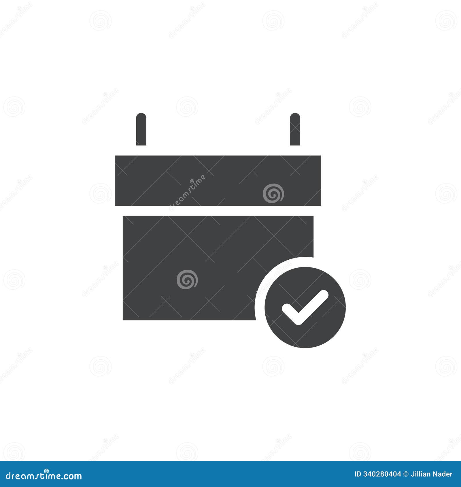 Confirmed Appointment Icon Simple Vector Symbol Stock Vector ...