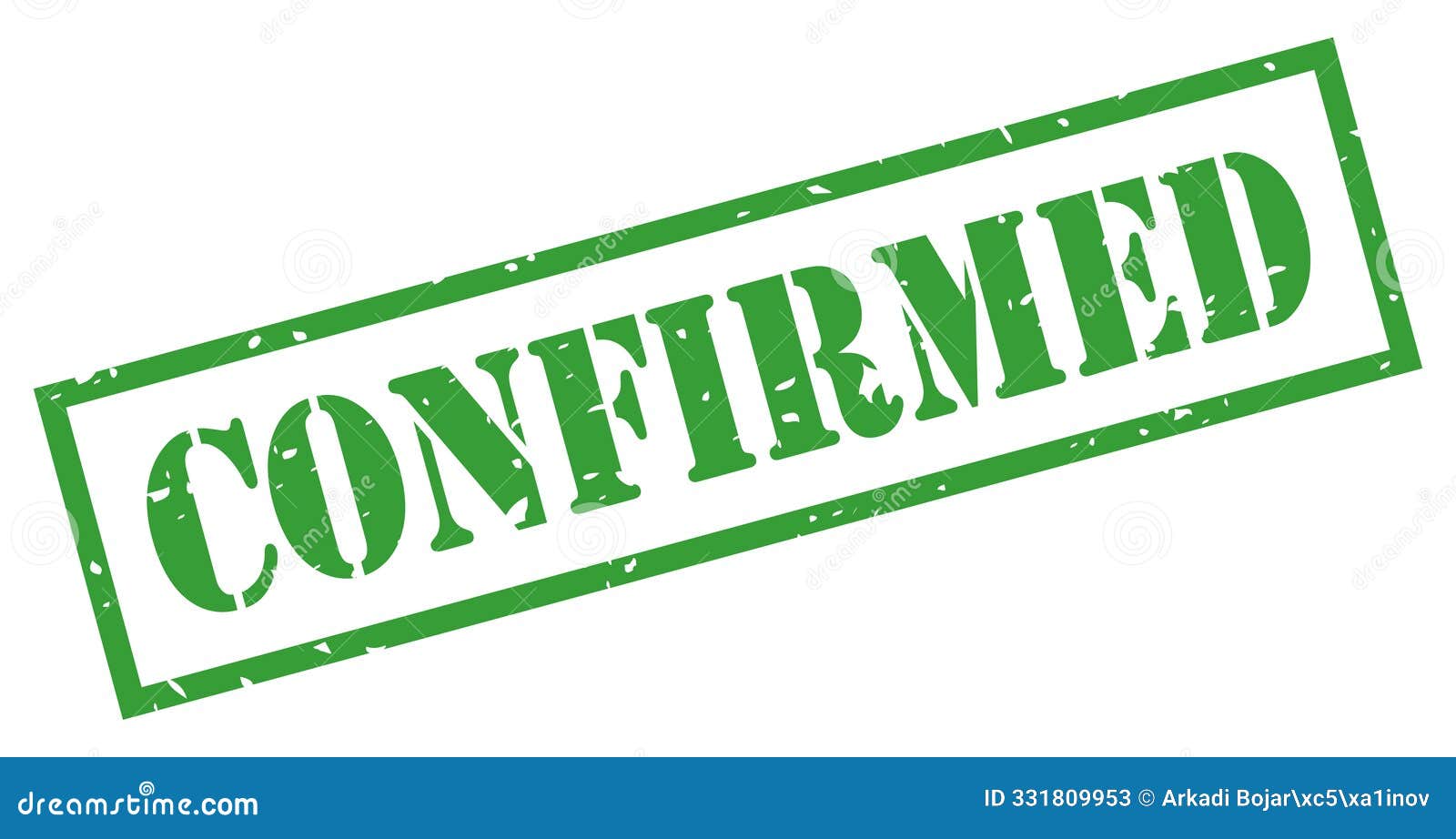 Confirmed Rectangular Sign. Confirmed Stamp Vector Illustration ...