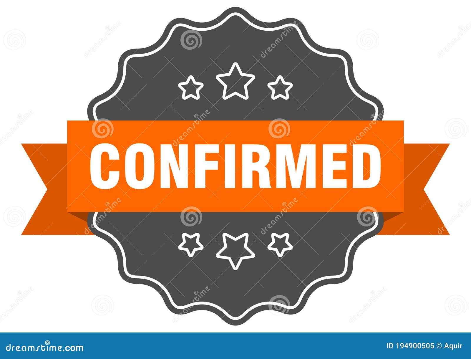 Confirmed Label. Confirmed Isolated Seal. Sticker. Sign Stock Vector ...