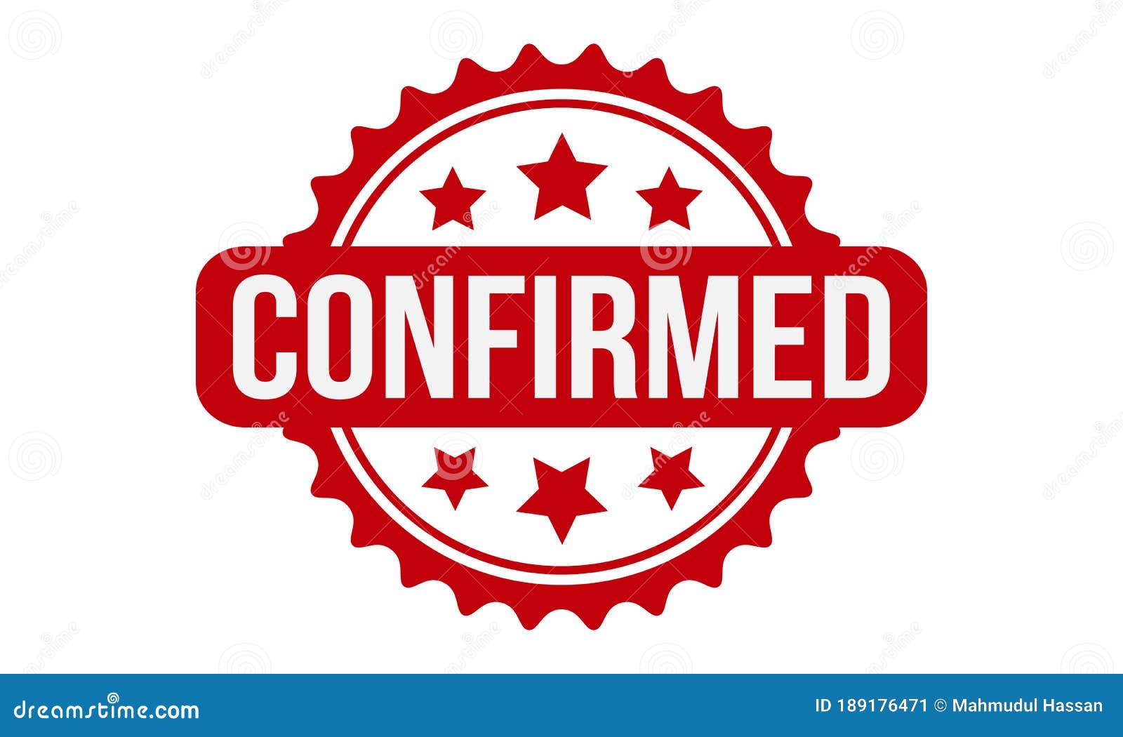 Confirmed Rubber Stamp. Red Confirmed Rubber Grunge Stamp Seal Vector ...