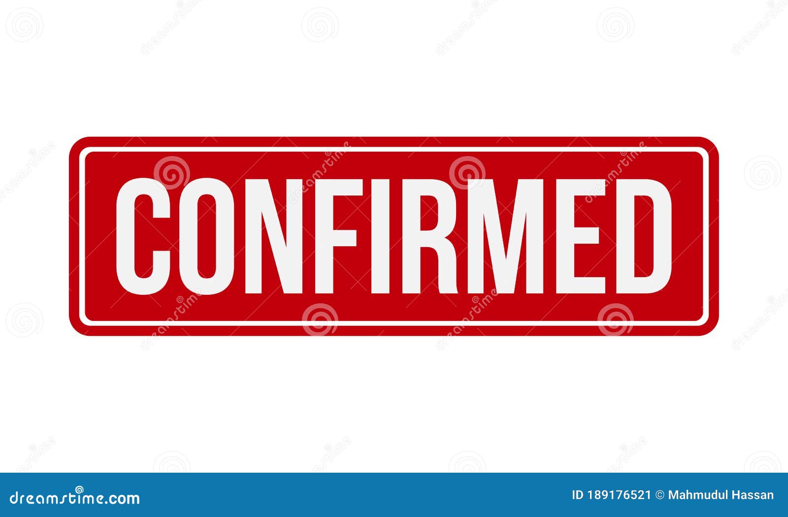 Confirmed Rubber Stamp. Red Confirmed Rubber Grunge Stamp Seal Vector ...