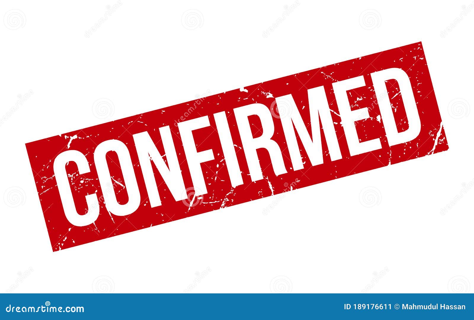 Confirmed Rubber Stamp. Red Confirmed Rubber Grunge Stamp Seal Vector ...