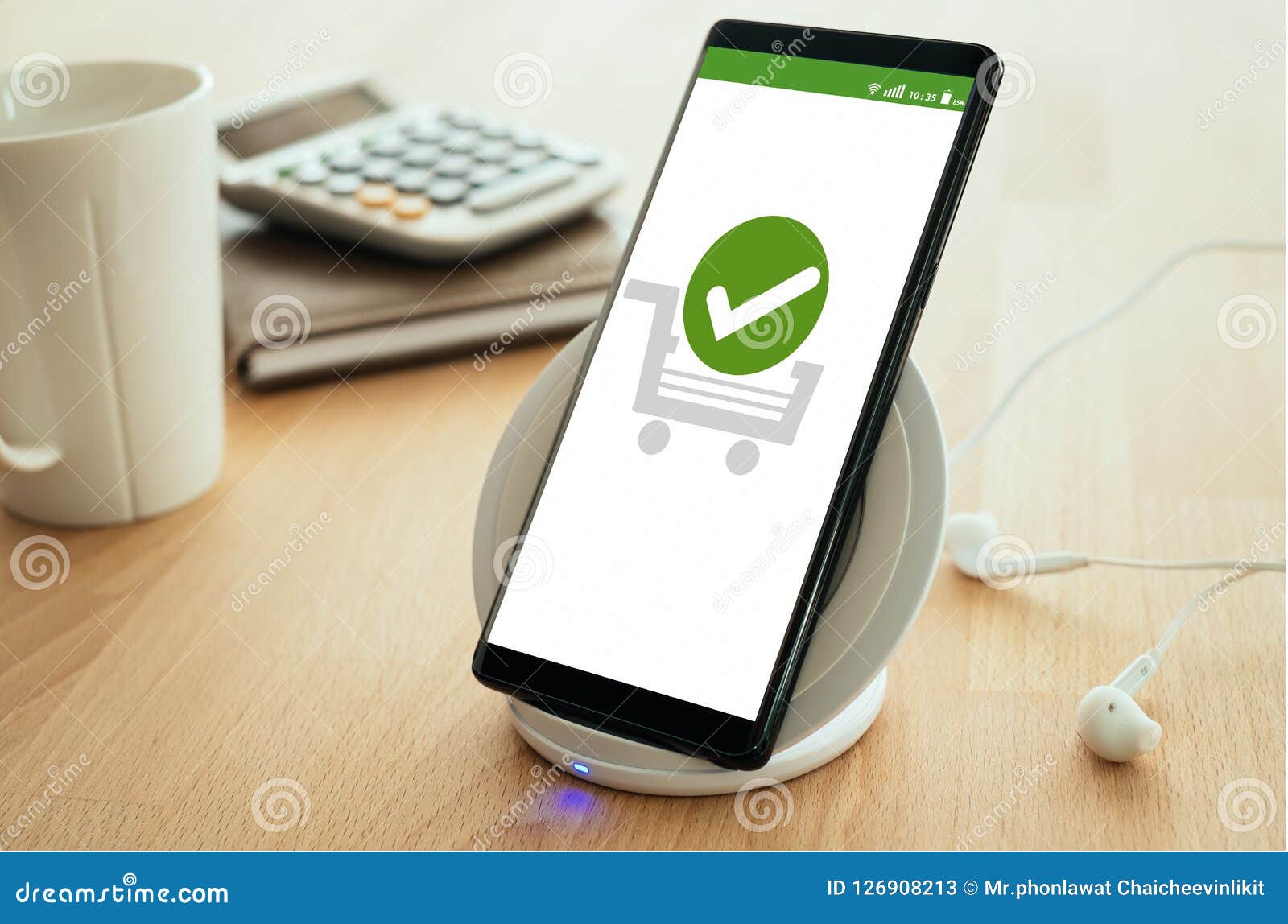 Confirmed Smartphone Order Success Royalty-Free Stock Photography ...