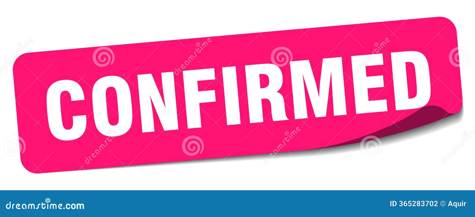 Confirmed Label. Confirmed Isolated Seal. Sticker. Sign Vector ...