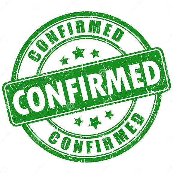 Confirmed Vector Stamp Stock Vector Illustration Of Imprint 168679699