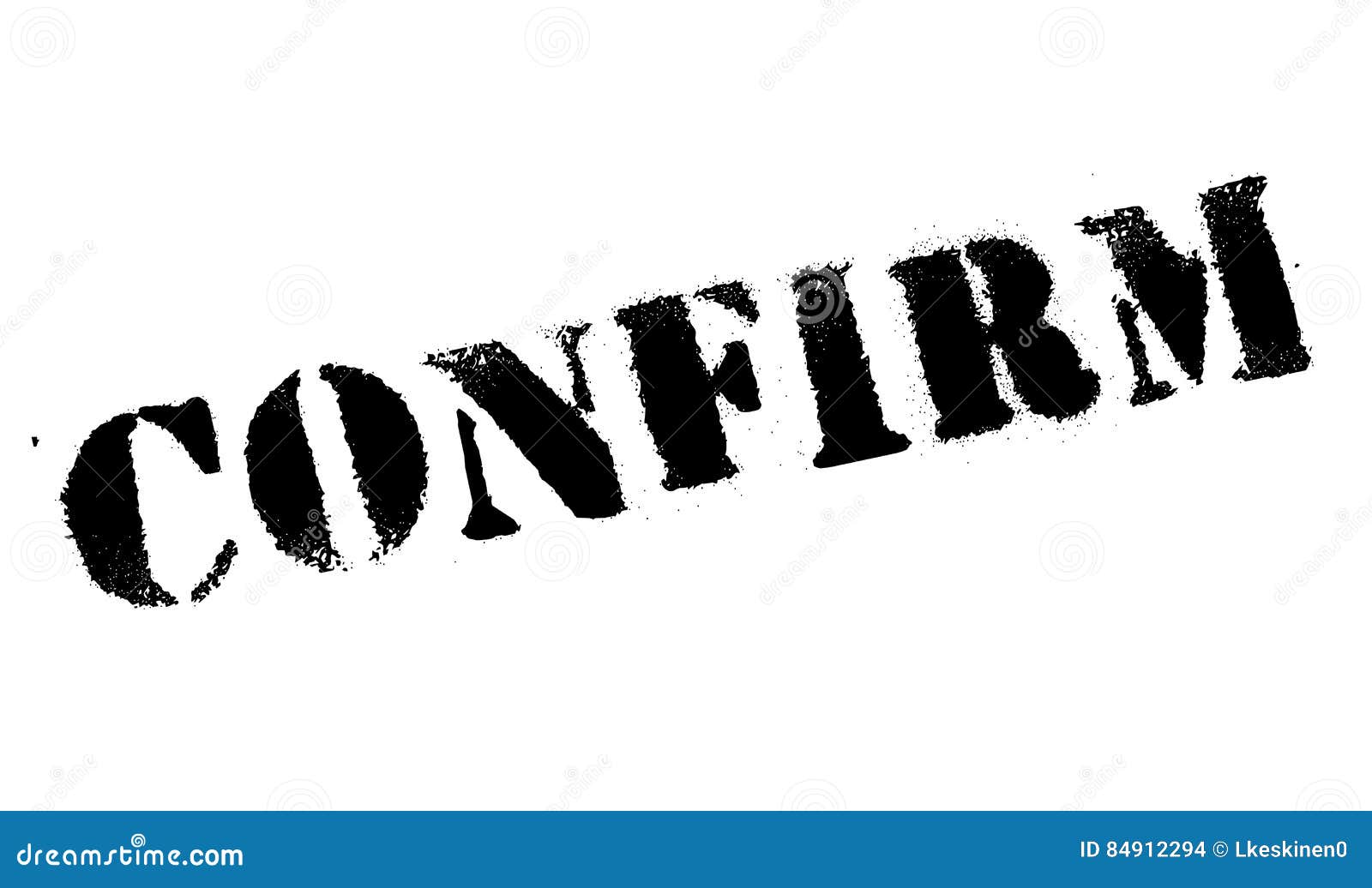 Confirmez Le Tampon En Caoutchouc Illustration Stock - Illustration du ...