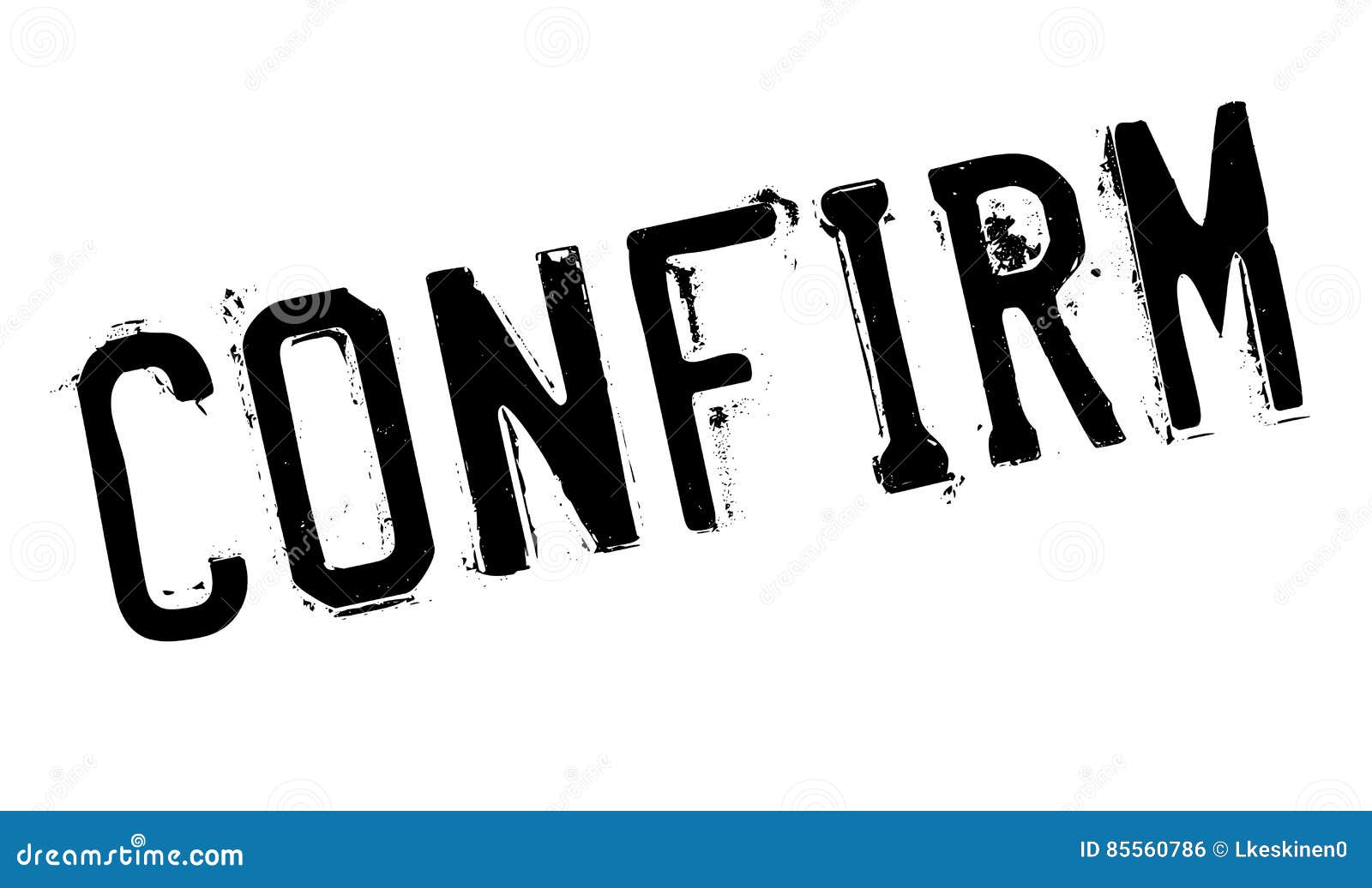 Confirmez Le Tampon En Caoutchouc Illustration Stock - Illustration du ...