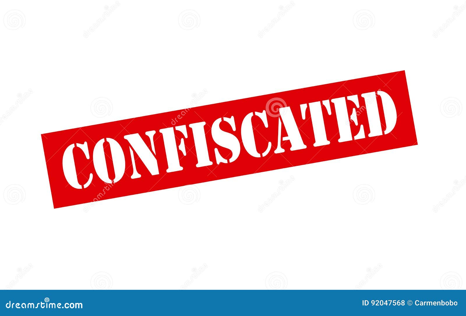 Confiscated stock illustration. Illustration of rubber - 92047568