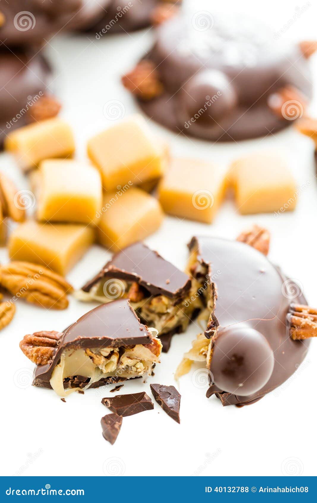 Confiserie de chocolat photo stock. Image du truffes - 40132788
