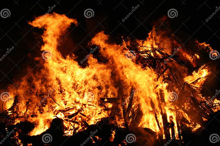 Conflagration stock image. Image of flame, dark, arson - 23969033