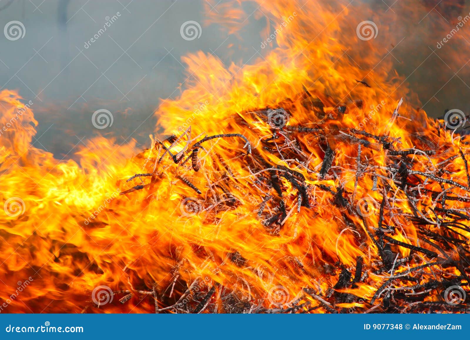 Conflagration stock photo. Image of fume, horizontal, sparkle - 9077348
