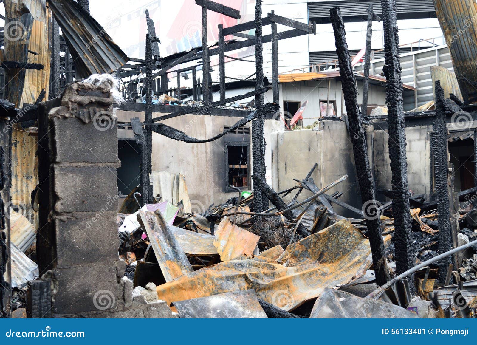 Conflagration stock image. Image of room, home, buent - 56133401