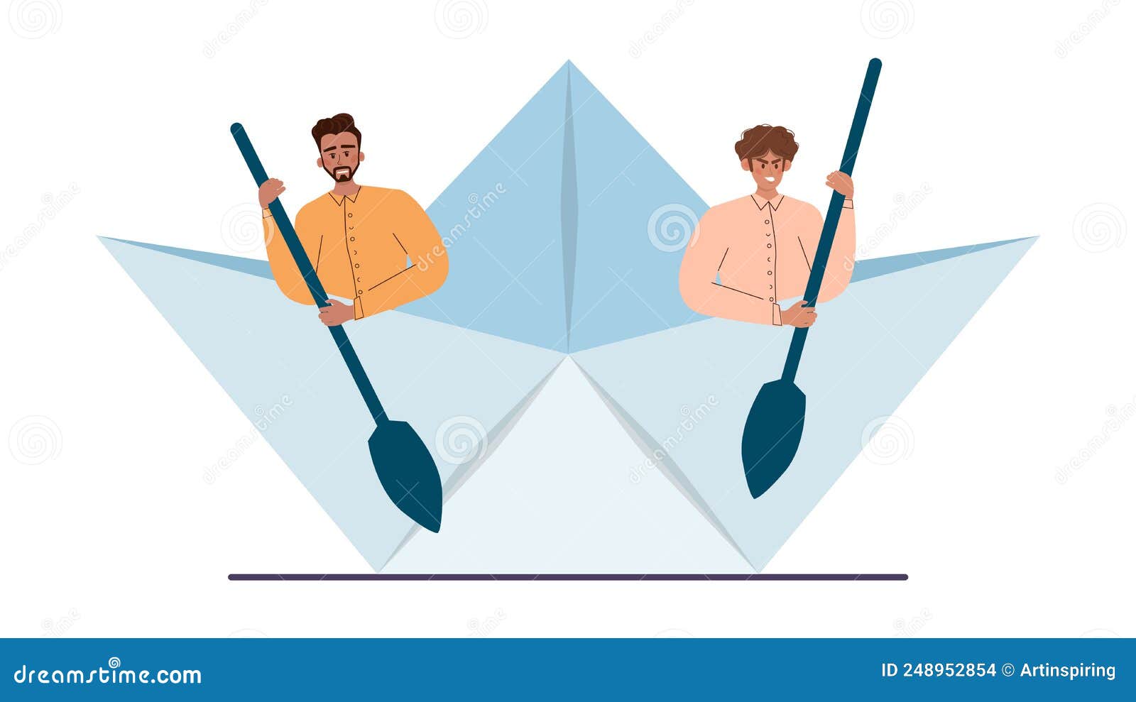 Conflict Concept. Business Controversy or Disagreement Stock Vector ...