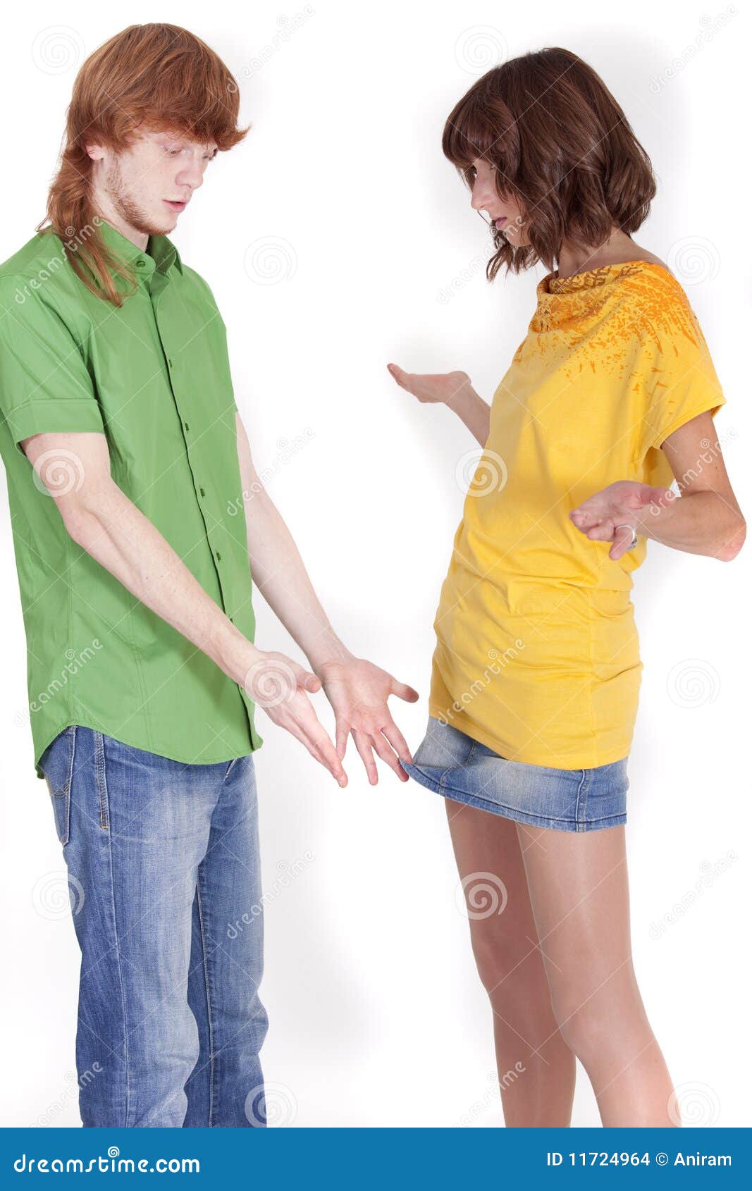 Conflict between couple stock photo. Image of expression - 11724964