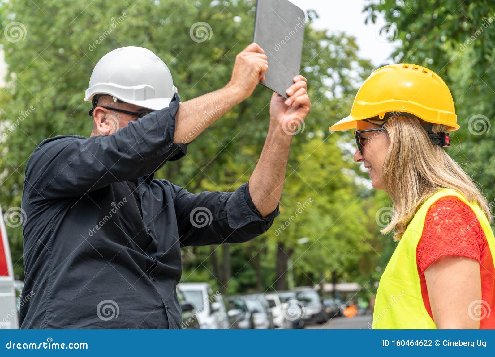 Conflict and Disagreement at Work Stock Photo - Image of dissatisfied ...
