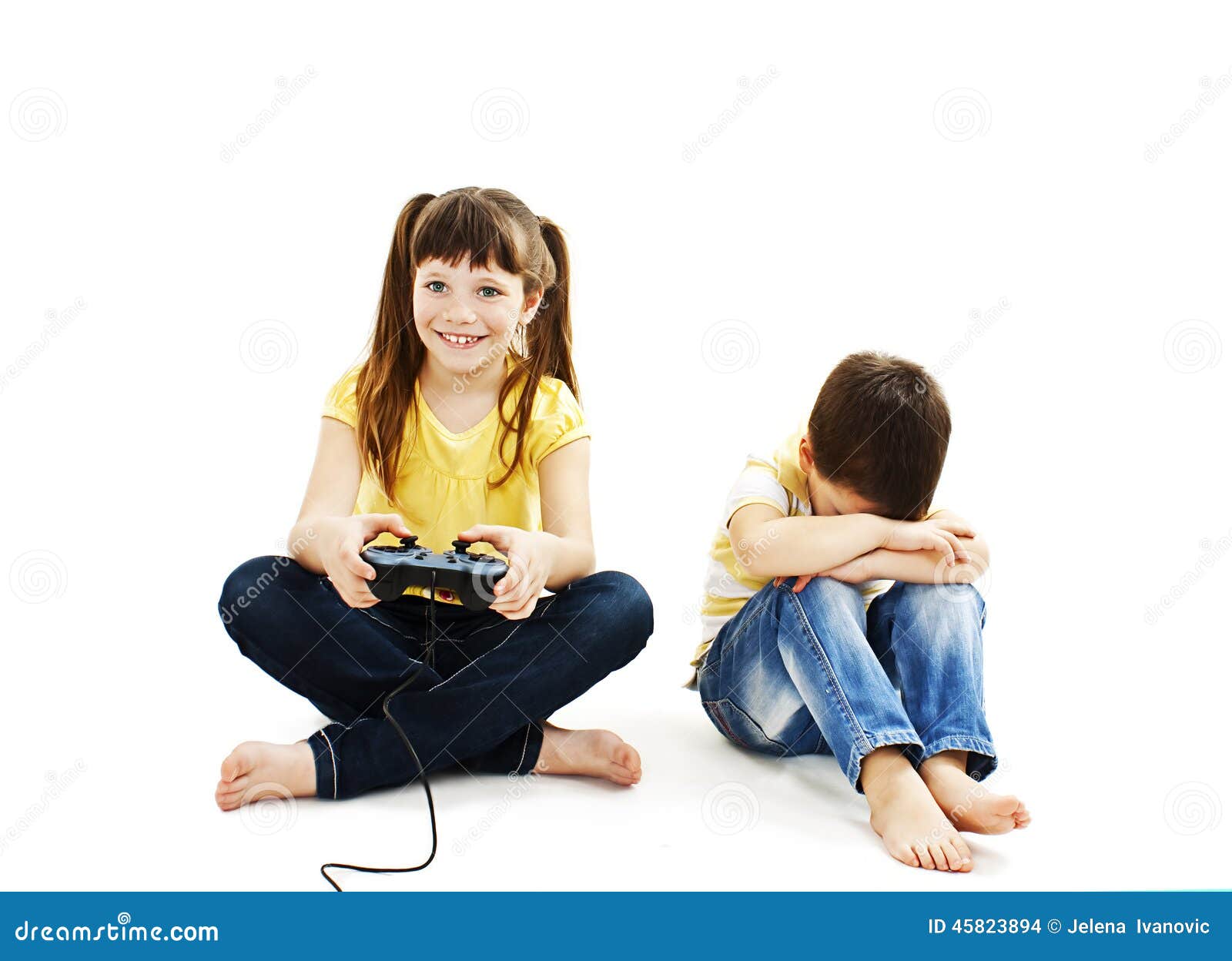 Boy Losing In A Video Game Stock Photography | CartoonDealer.com #53657396