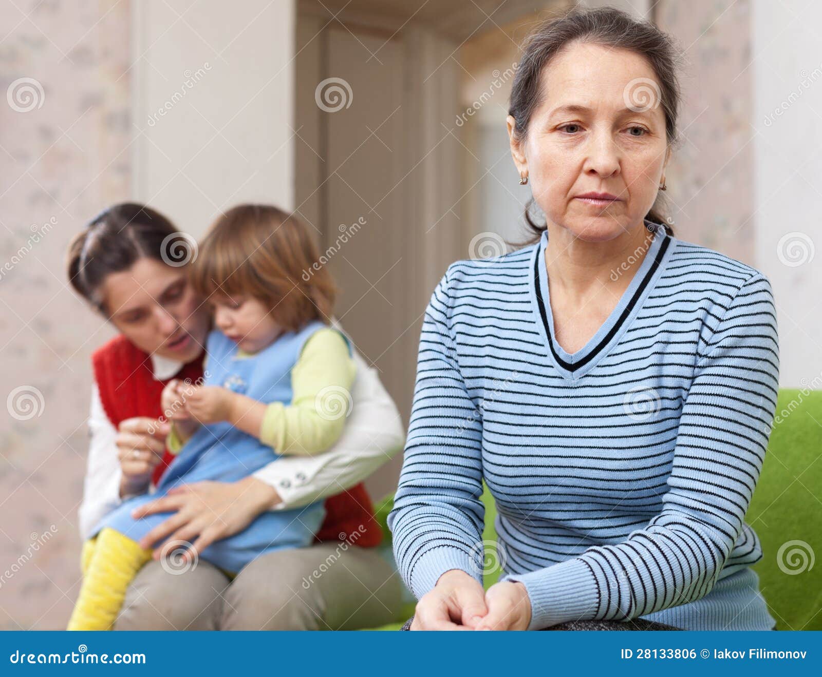 Conflict between Generations Stock Photo - Image of cute, girls: 28133806