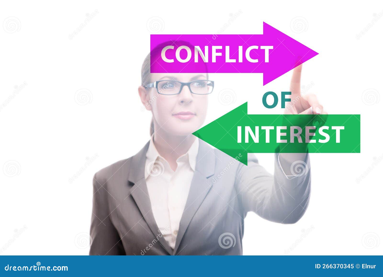 Conflict of Interest Concept in Ethical Business Stock Image - Image of ...