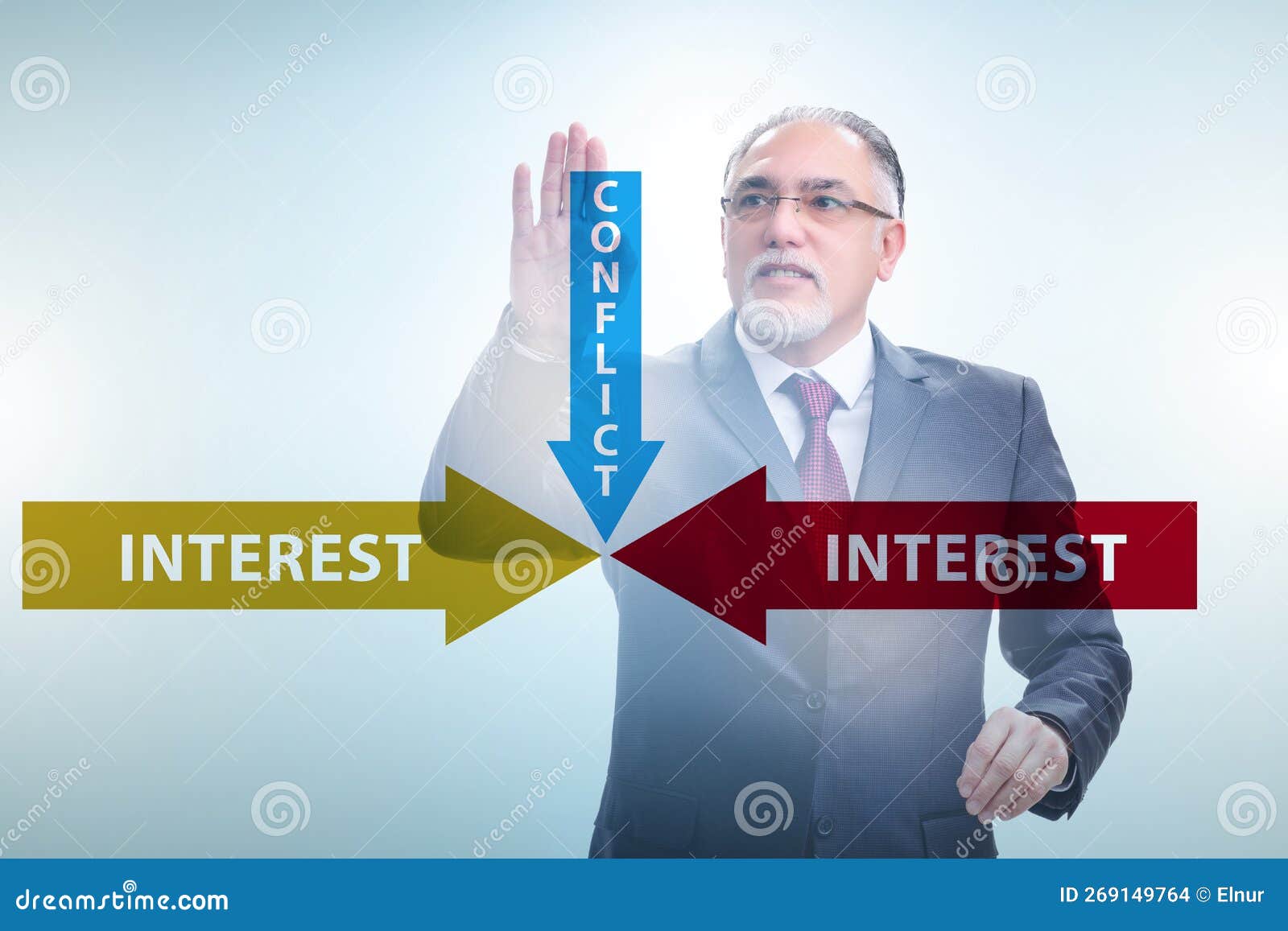 Conflict of Interest Concept in Ethical Business Stock Photo - Image of ...