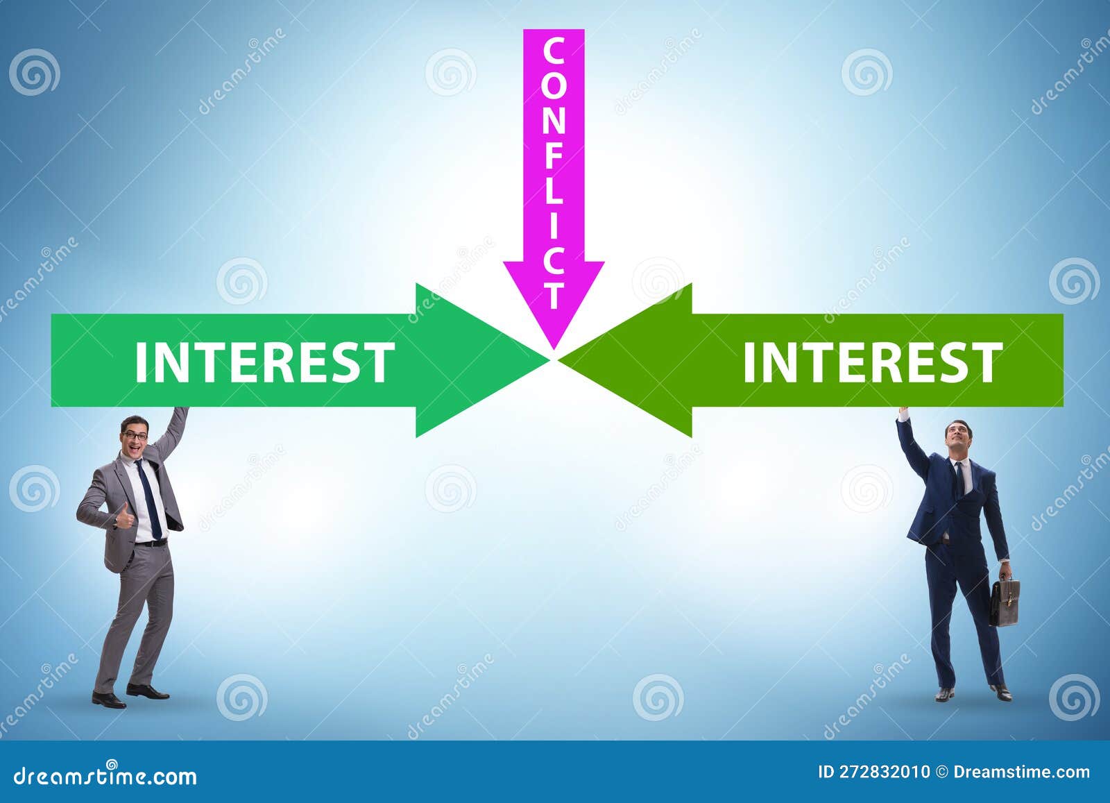 Conflict of Interest Concept in Ethical Business Stock Photo - Image of ...