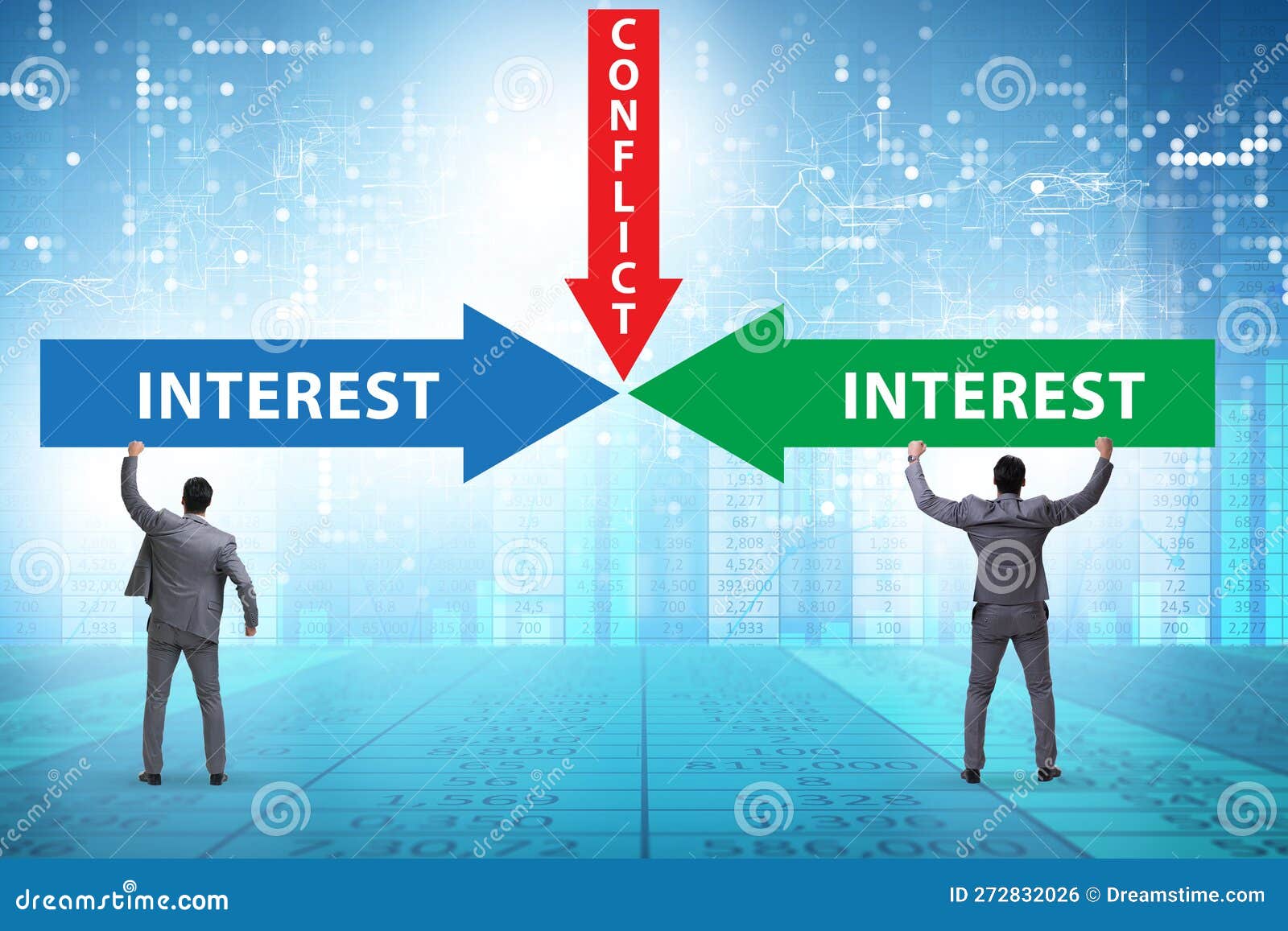 Conflict of Interest Concept in Ethical Business Stock Photo - Image of ...
