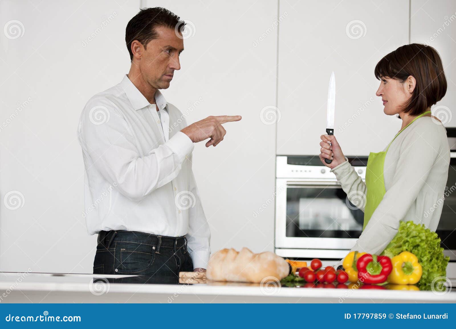 Conflict in the Kitchen stock image. Image of conflict - 17797859