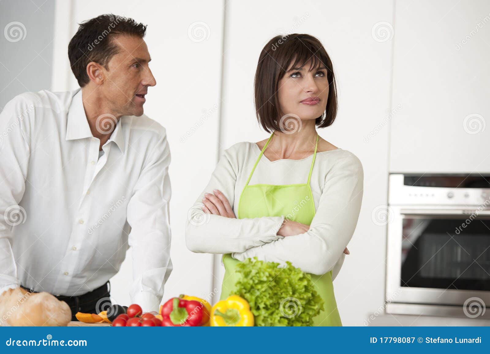 Conflict in the Kitchen stock image. Image of confrontation - 17798087