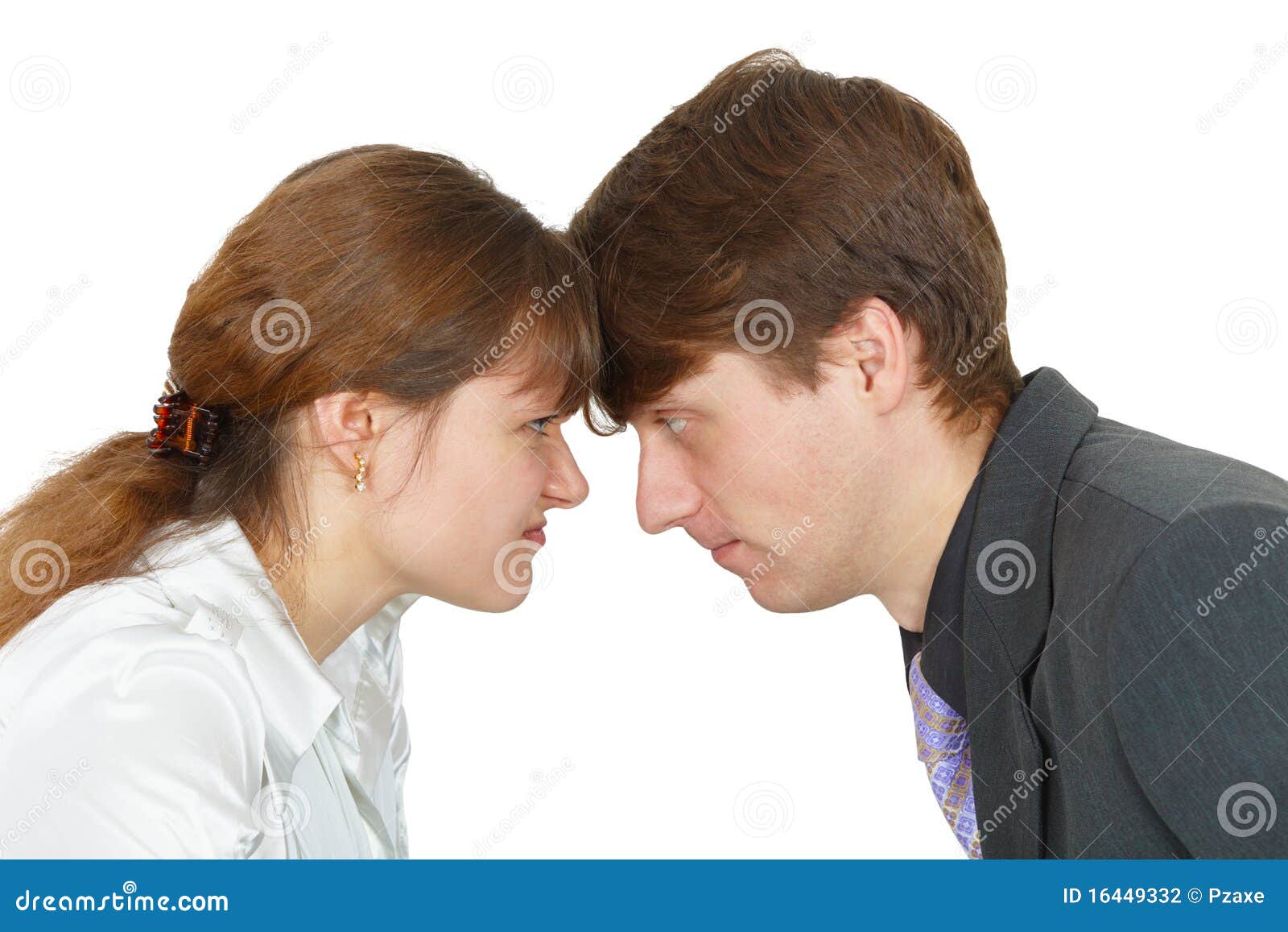 Conflict between Man and Woman Stock Photo - Image of couple, young ...