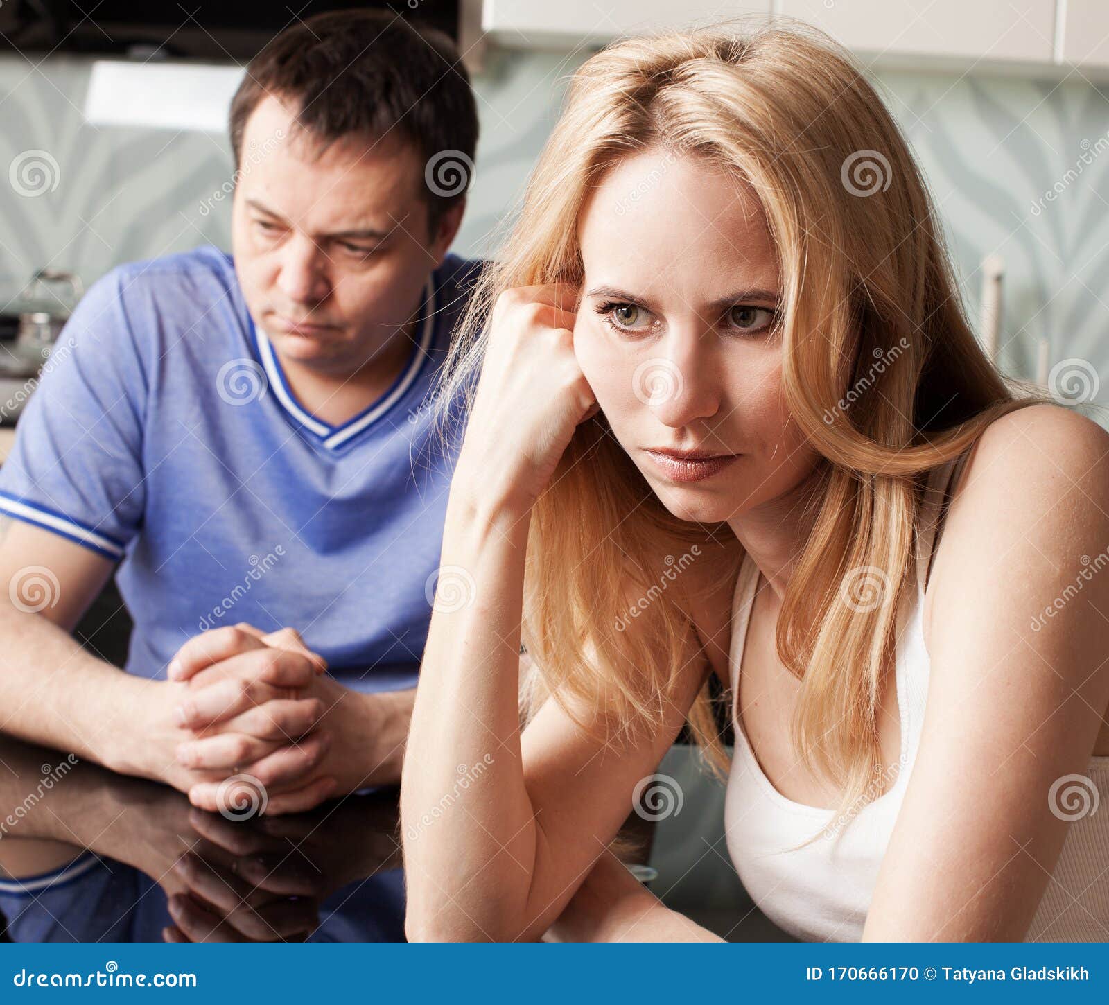 Conflict between Man and Woman Stock Photo - Image of female ...