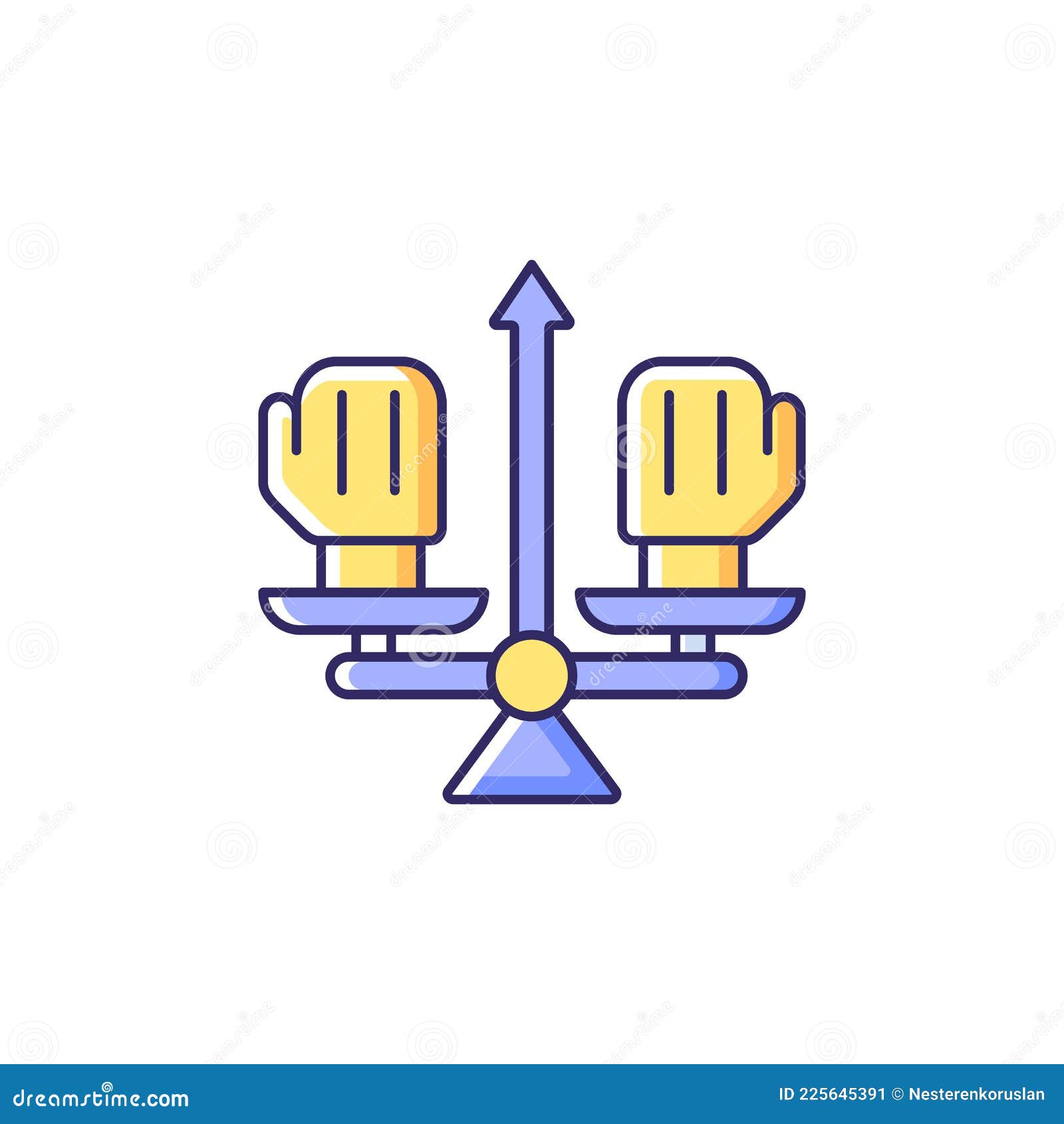 Conflict Management RGB Color Icon Stock Vector - Illustration of logo ...