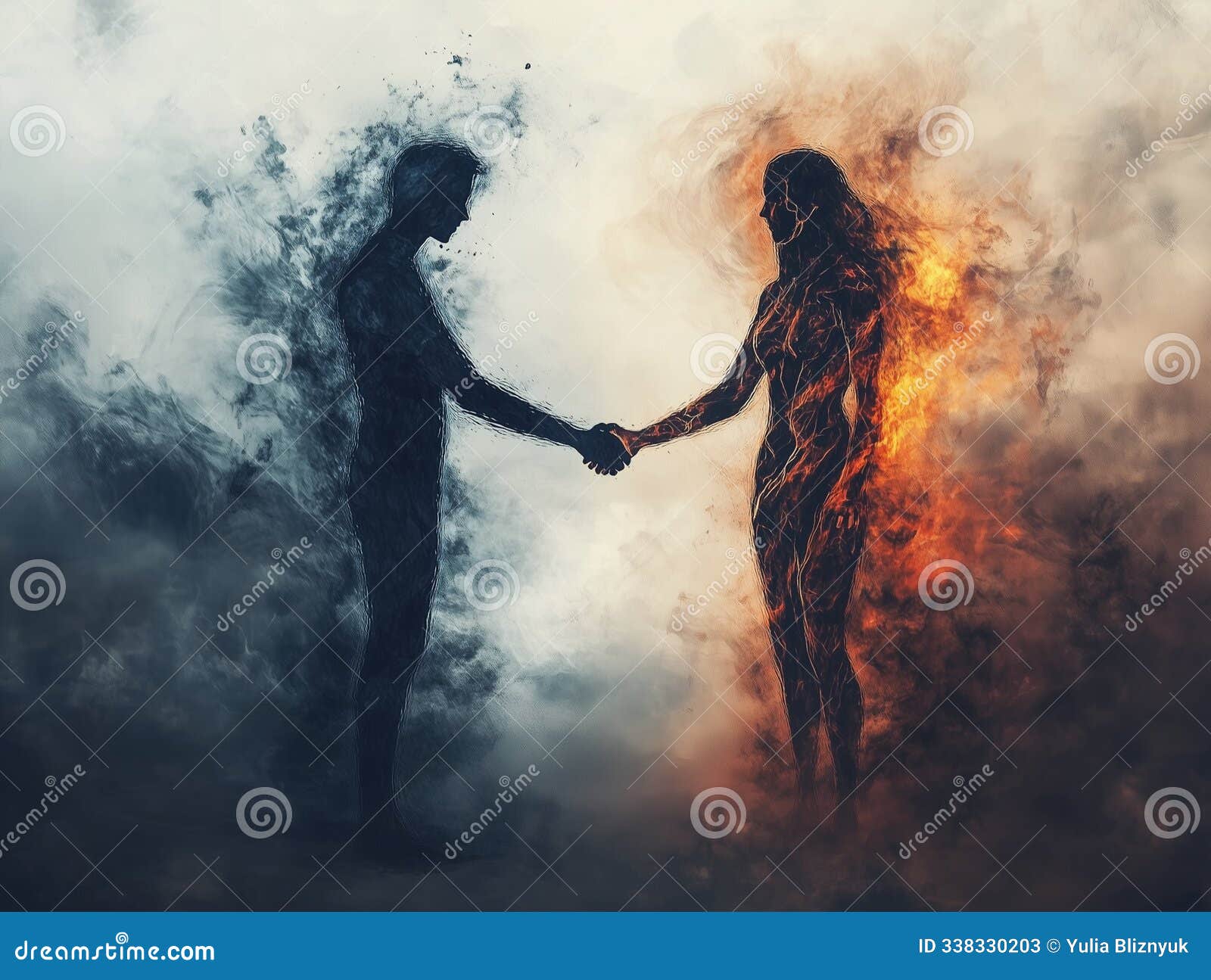 Conflict resolution stock illustration. Illustration of trust - 338330203