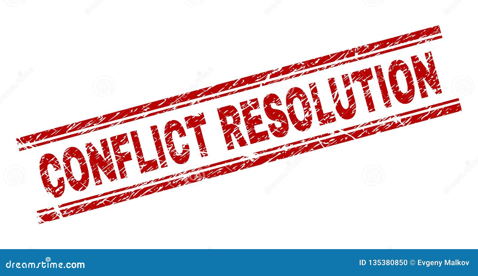 Scratched Textured CONFLICT RESOLUTION Stamp Seal Stock Vector ...