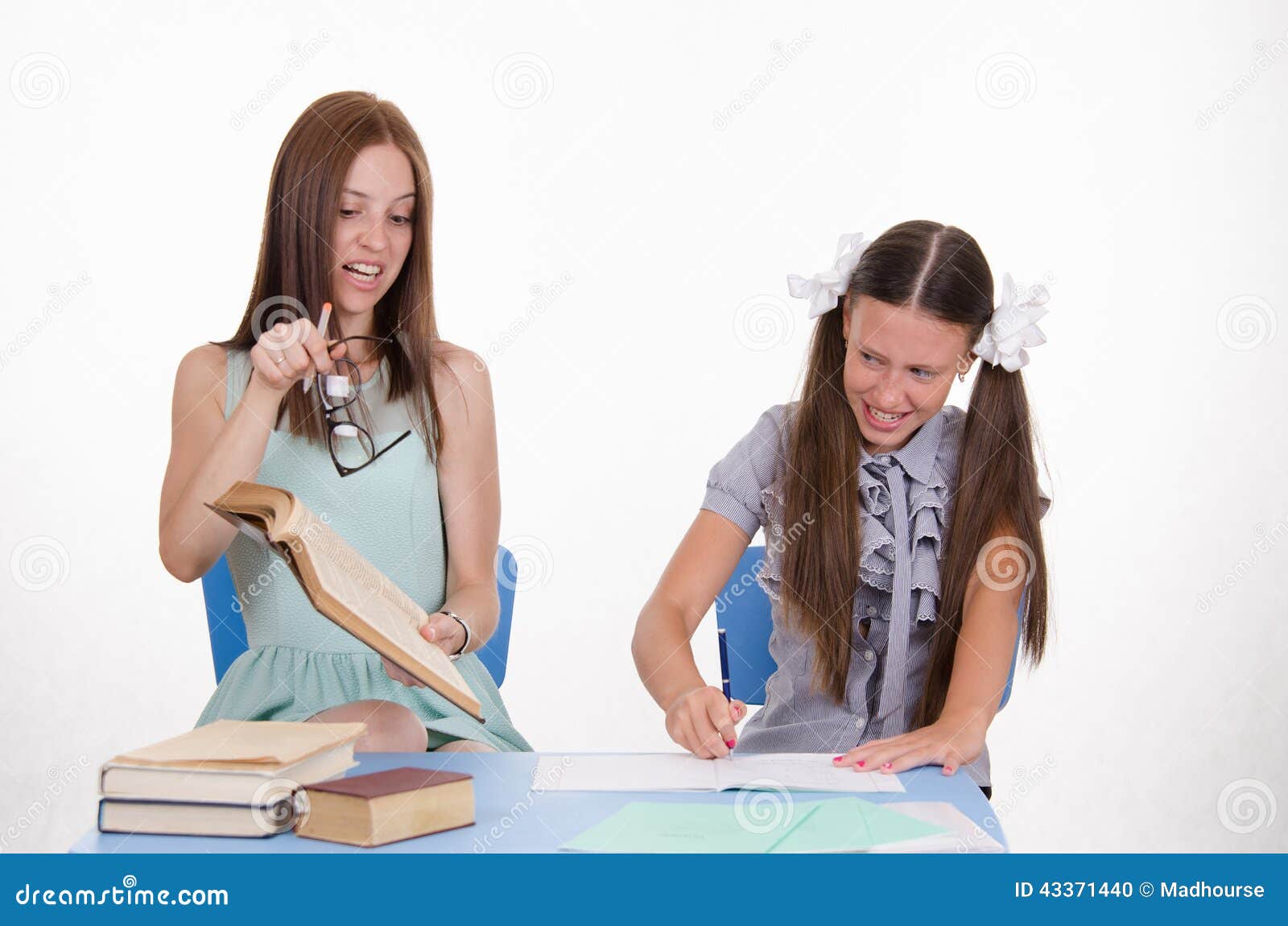 Conflict of Teacher and Student Stock Photo - Image of student, school ...