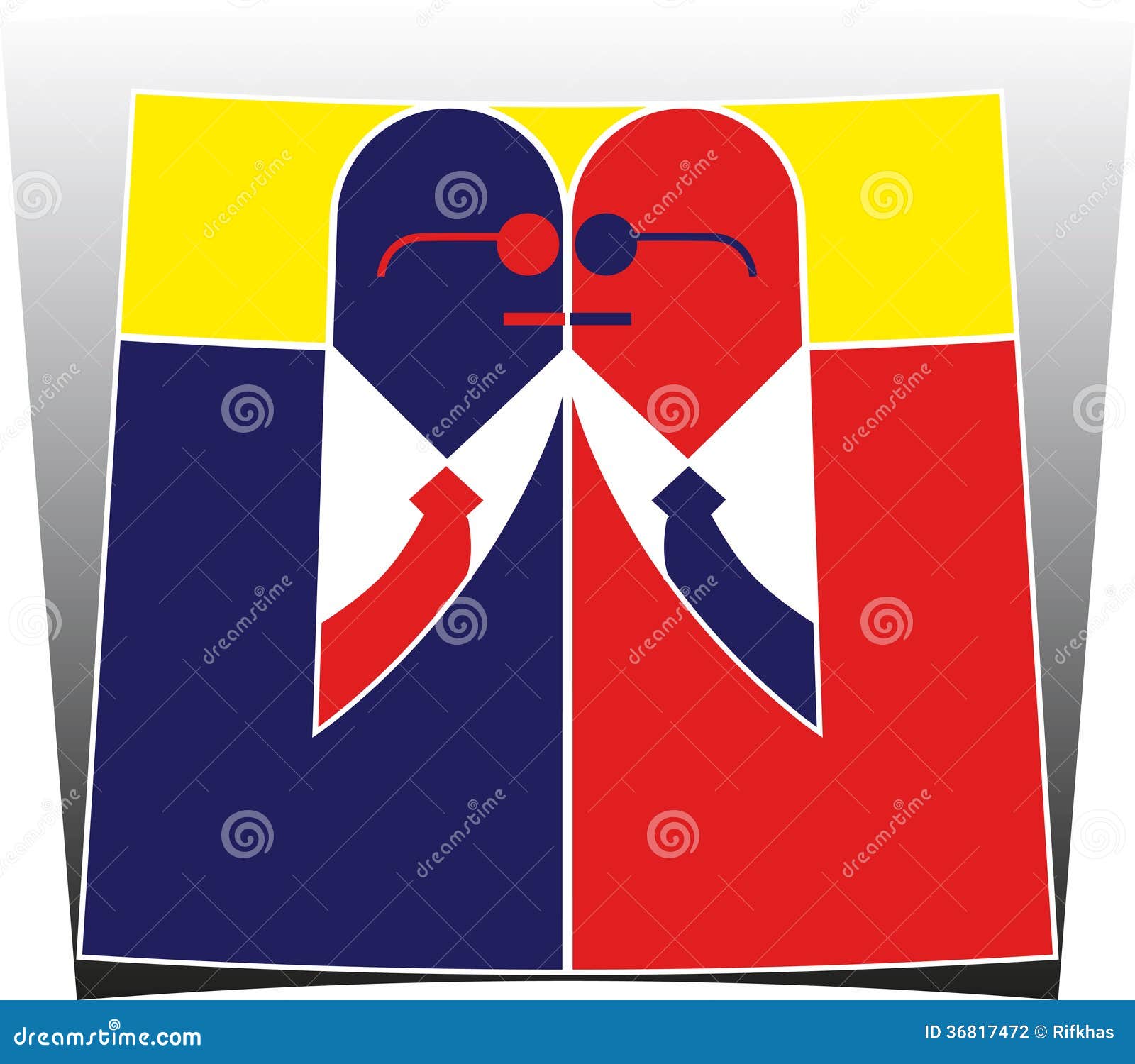 Conflict stock vector. Illustration of couple, adult - 36817472