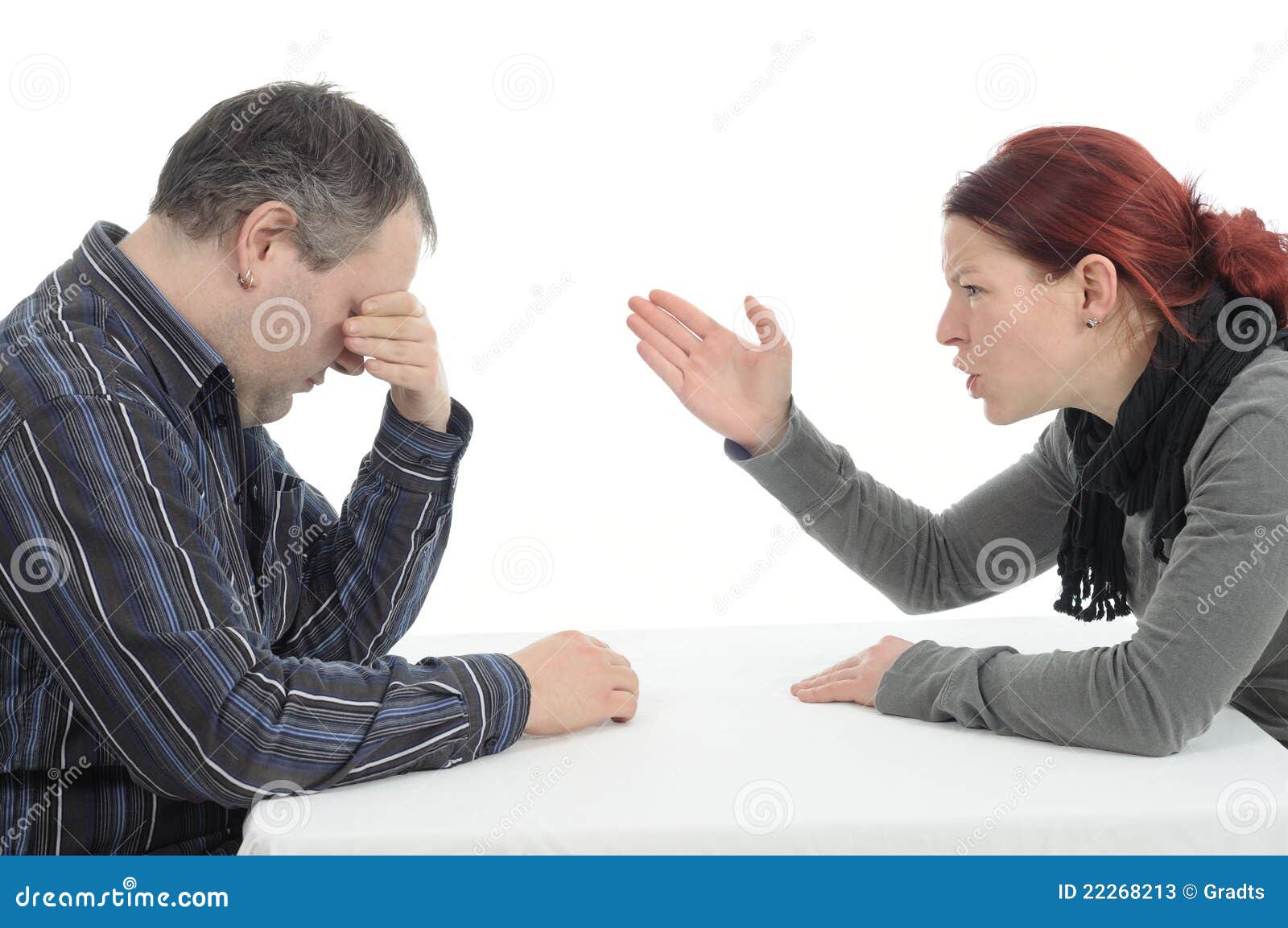 Conflit image stock. Image du placer, frustré, couples - 22268213