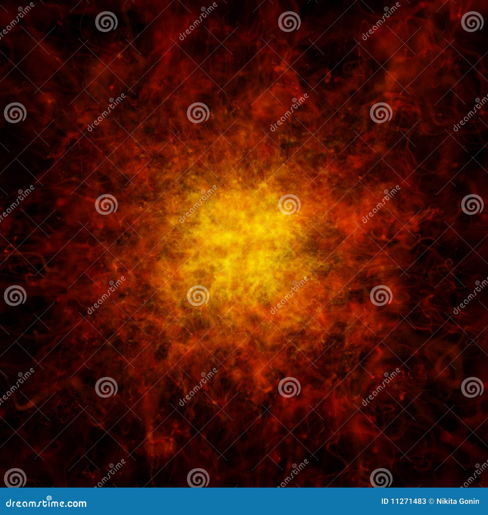 Confluence of Orange Particles Stock Illustration - Illustration of ...