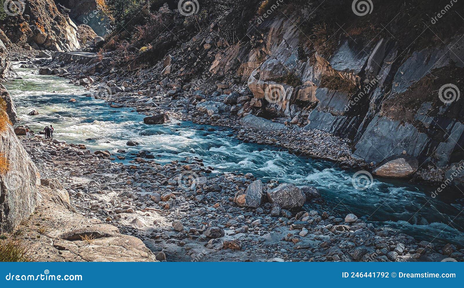 The Confluence of River Ganga Stock Photo - Image of rock, shore: 246441792
