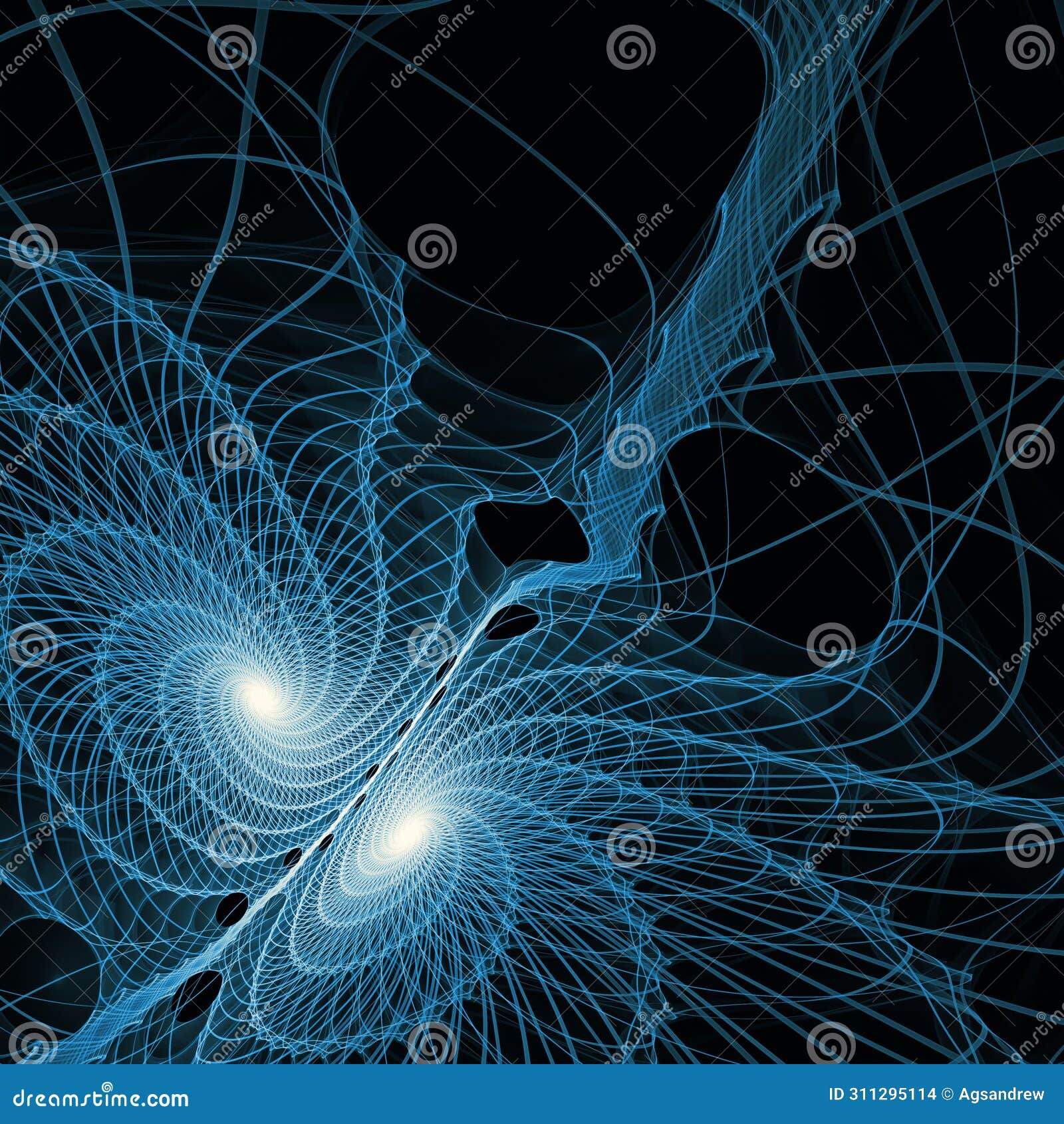 Confluence of Wavelength stock photo. Image of math - 311295114