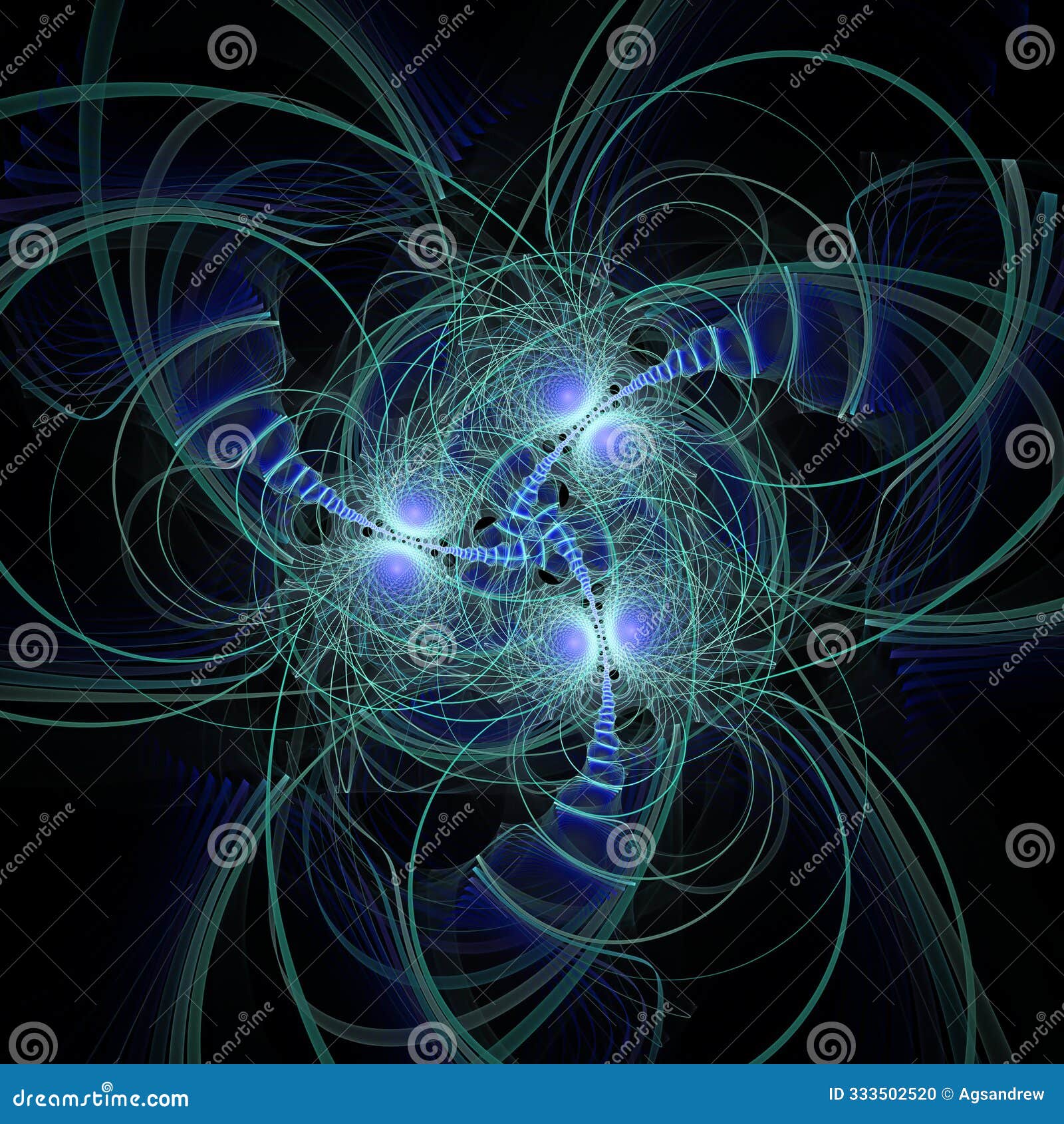 Confluence of Wavelength stock illustration. Illustration of field ...