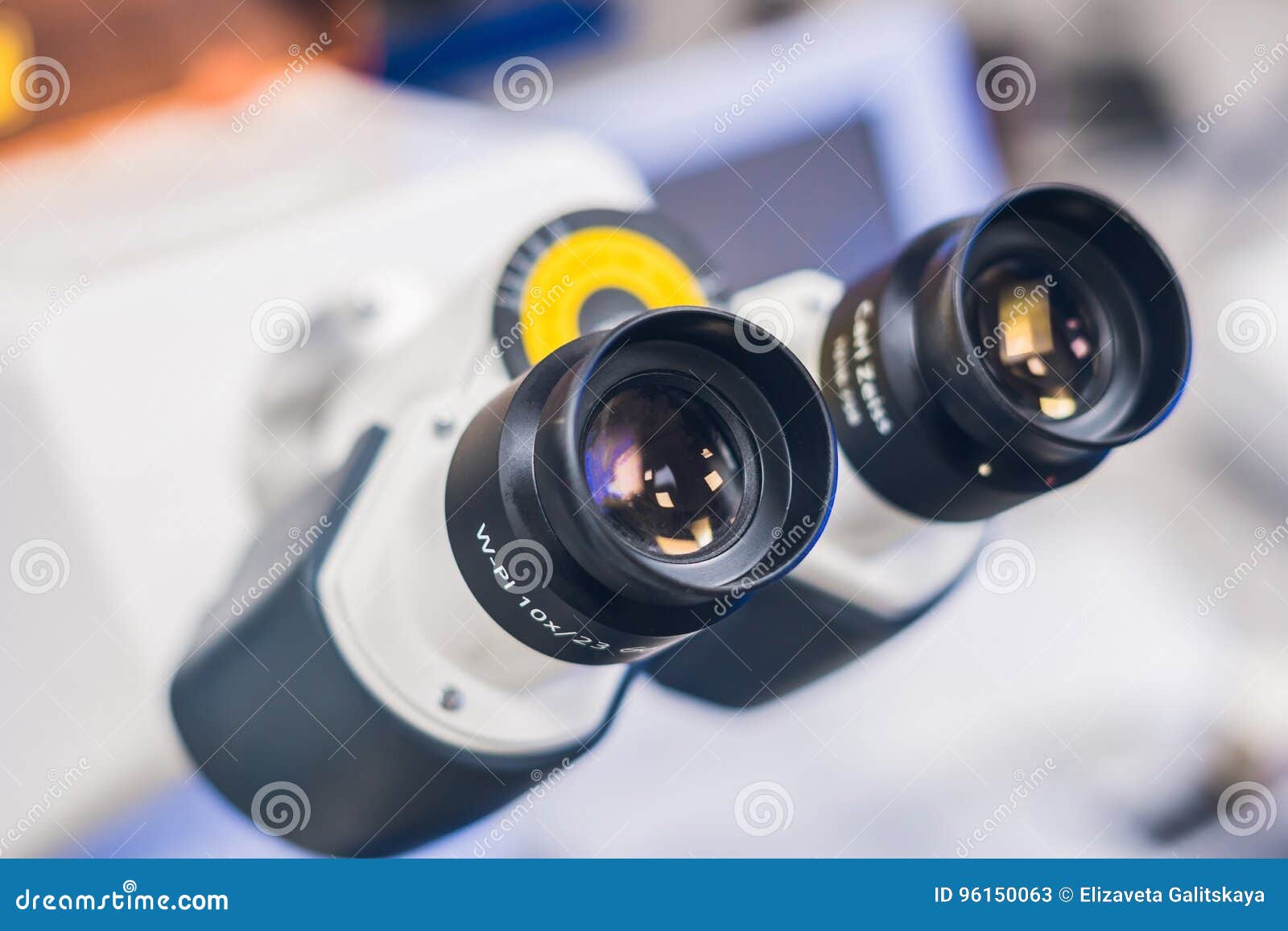 Confocal Scanning Microscope in Laboratory for Biological Sample Stock ...