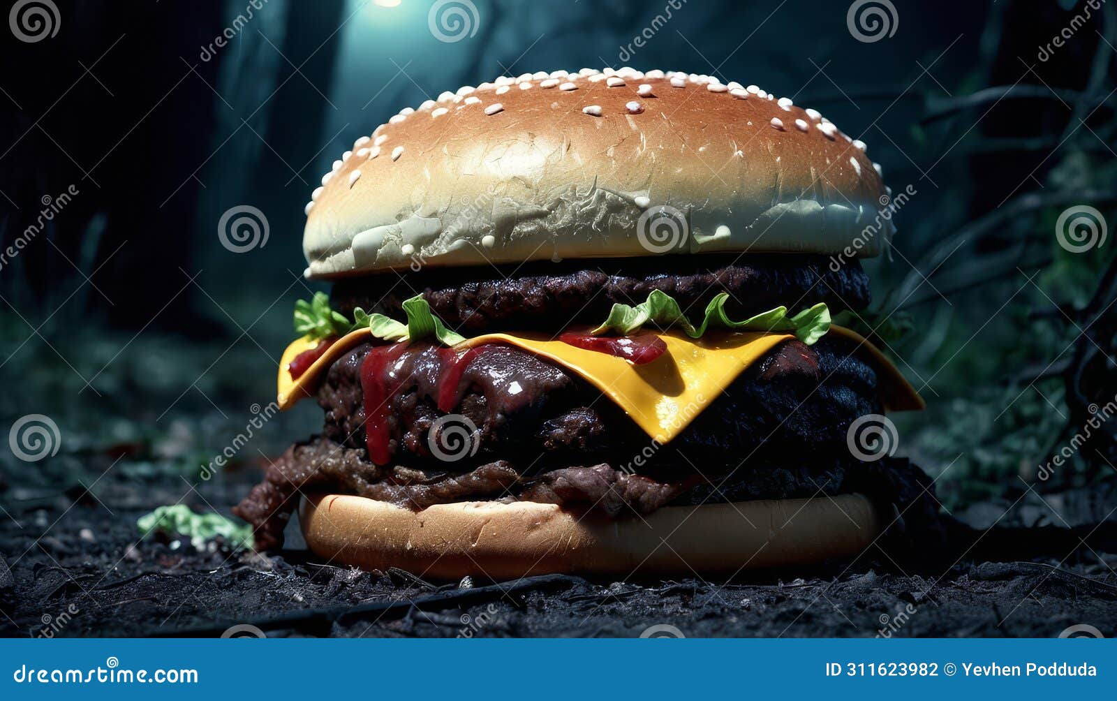 Cursed Culinary Mystery stock illustration. Illustration of extreme ...