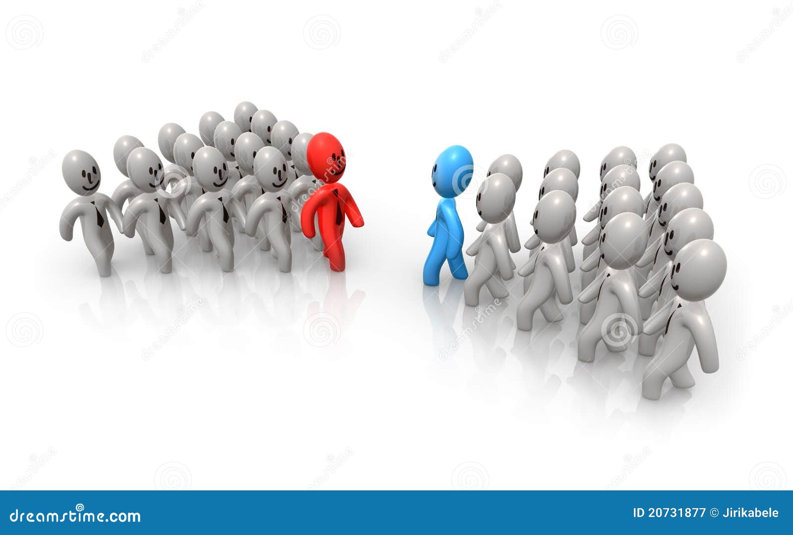 Confrontation stock illustration. Illustration of partnership - 20731877