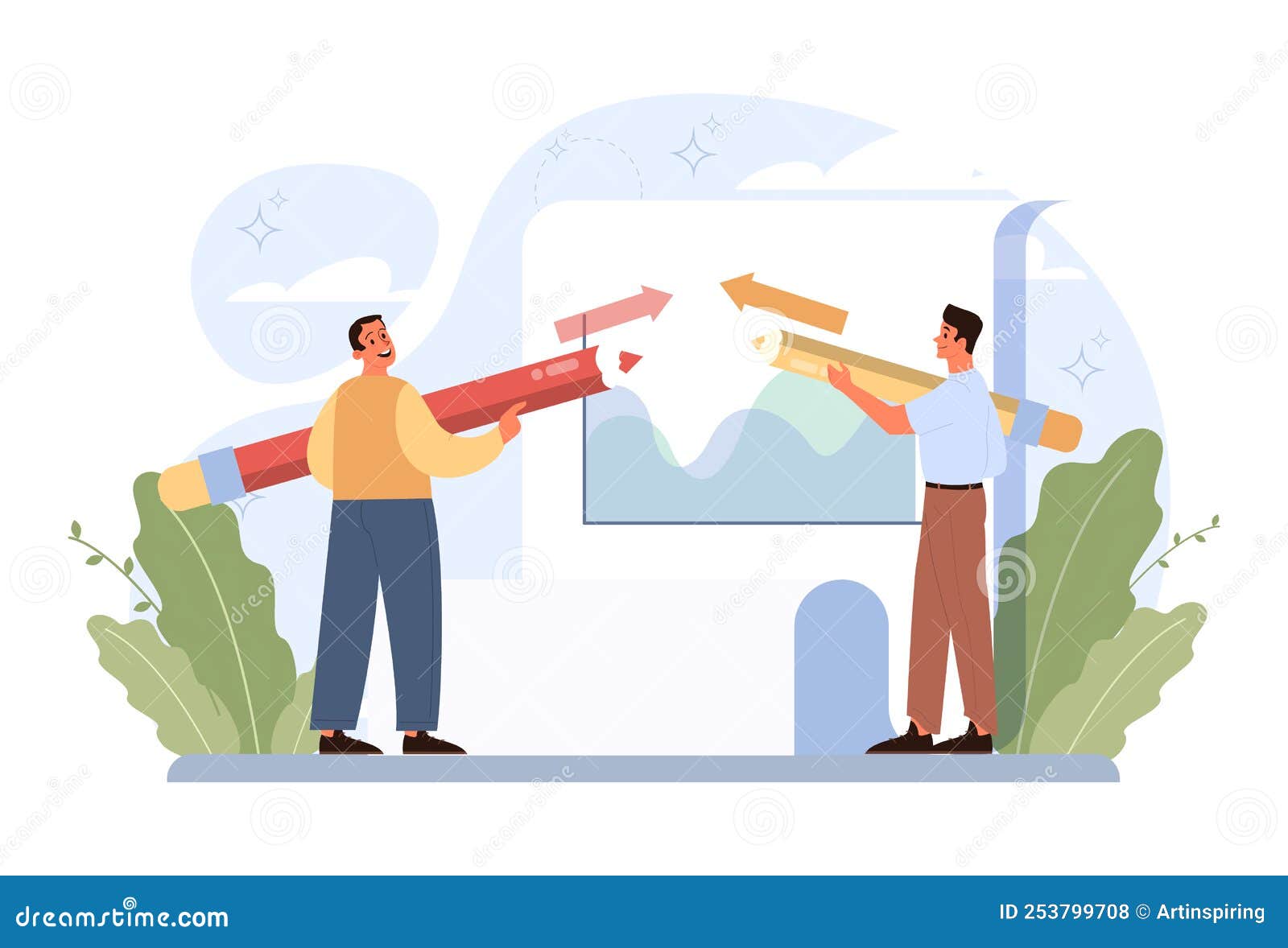 Confrontation Concept. Business or Social Controversy or Disagreement ...