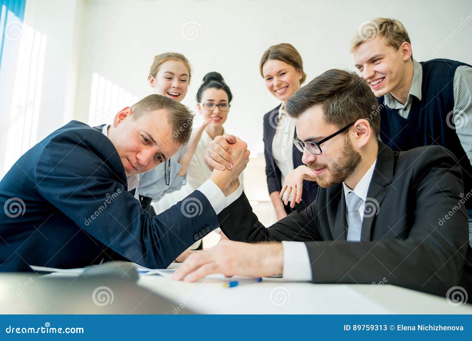Confrontation in office stock image. Image of worker - 89759313