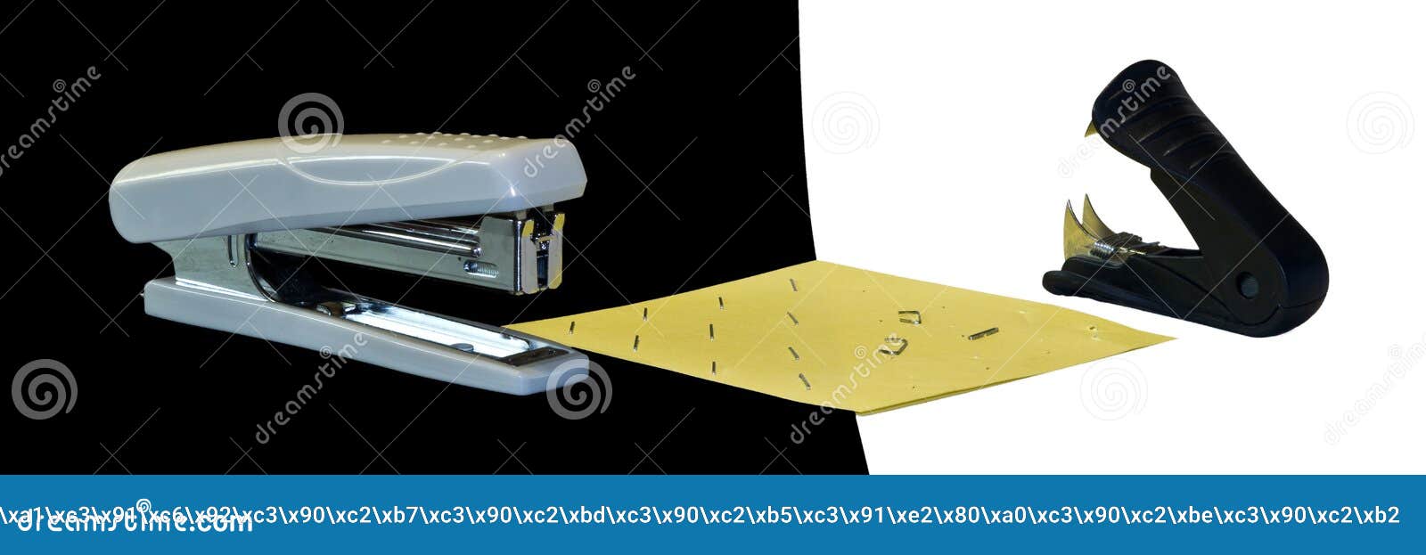 Confrontation Stapler Vs Antistapler Stock Photo - Image of opposition ...