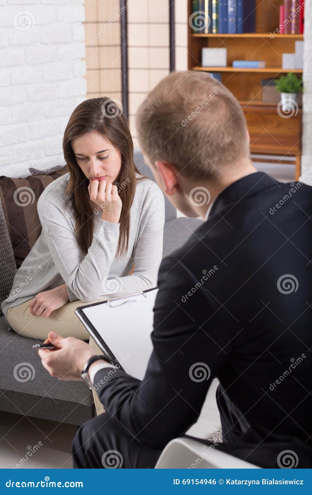 Confronting her problems stock photo. Image of psychotherapy - 69154946